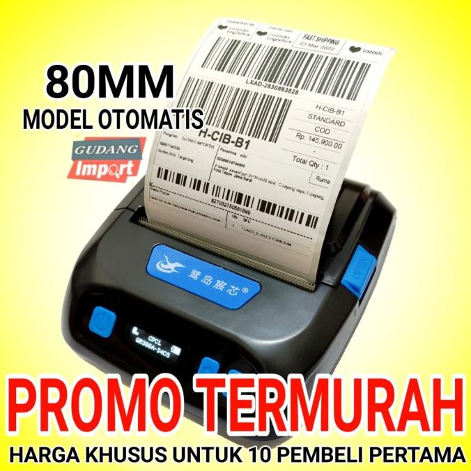 Jual PRINTER THERMAL BLUETOOTH 80MM CETAK RESI NOTA PENJUALAN STRUK KASIR | Shopee Indonesia