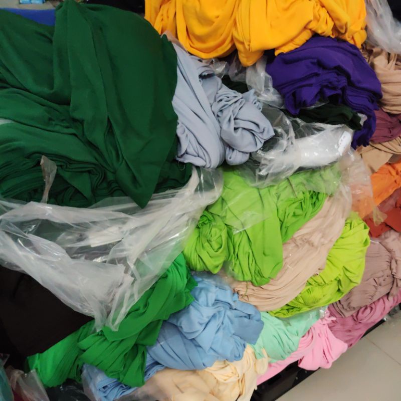 Jual Rib Kaos Kiloan|Rib PE|Krah leher kaos|50cm | Shopee Indonesia