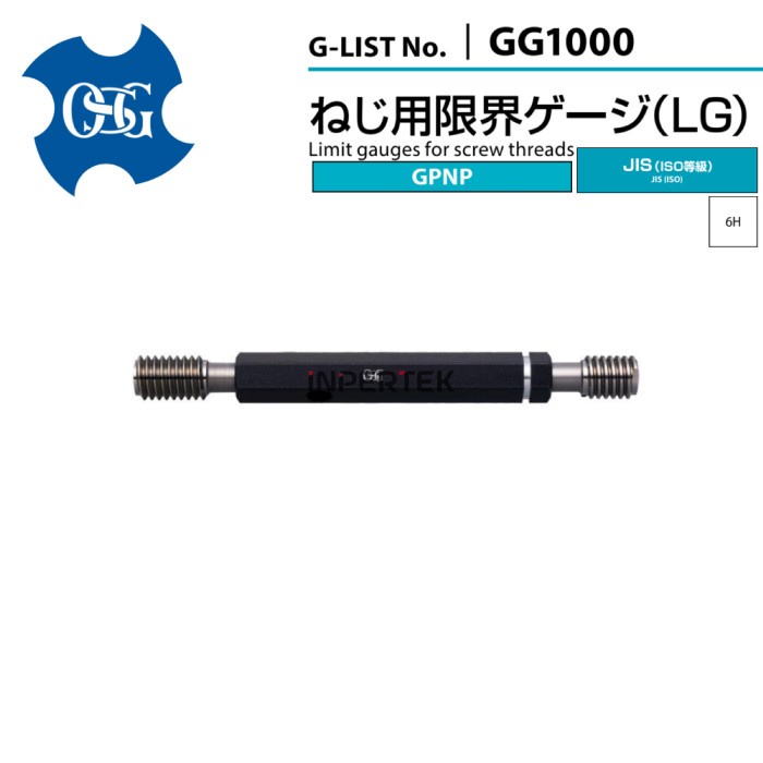 Jual Thread Plug Gauge M6 X 1 LG GPNP 6H OSG Screw M 6 Ulir GP NP | Shopee Indonesia