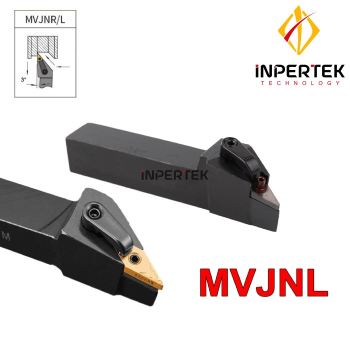 Jual MVJNL 2020 16 Holder Bubut Insert VNMG 16 Pahat Gagang Kiri Luar ...