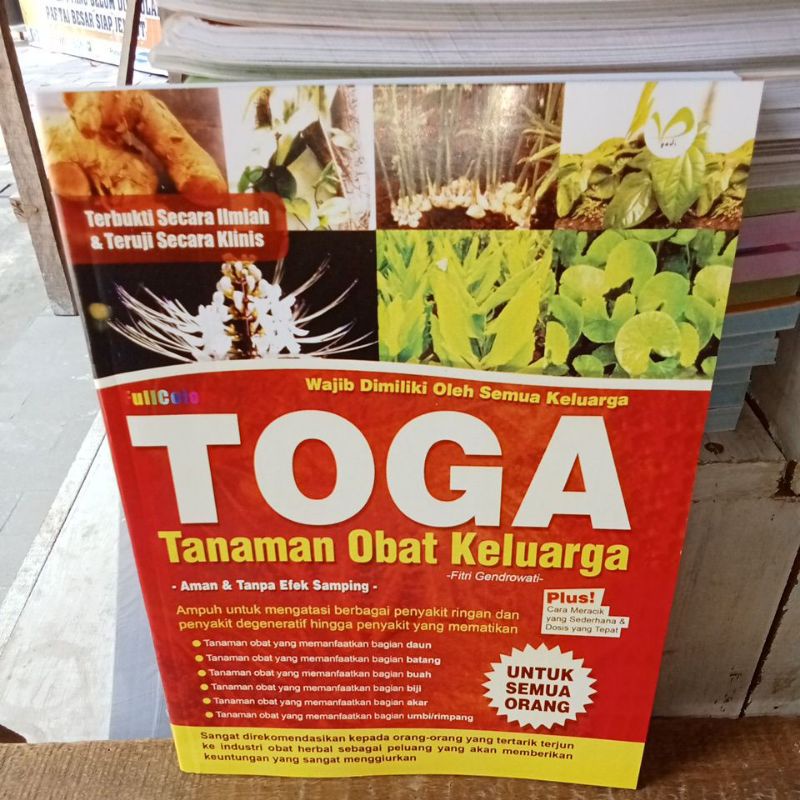 Jual TOGA TANAMAN OBAT KELUARGA UNTUK SEMUA ORANG | Shopee Indonesia