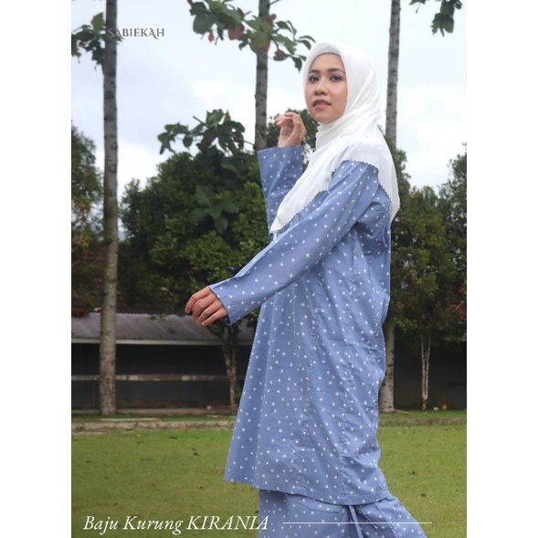 Jual KIRANIA Baju Kurung Basiba Motif Bintang Setelan Muslimah Syar'i ...
