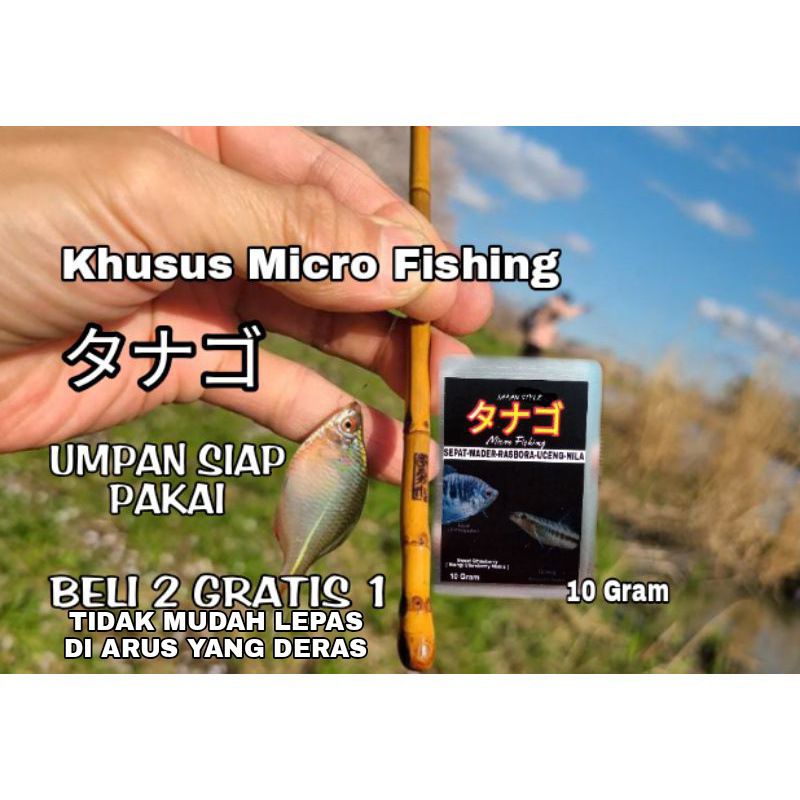 Jual [ 2 GRATIS 1 ] UMPAN PANCING TANAGO GAME MICRO FISHING JAPAN STYLE ...