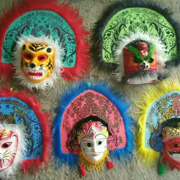 Jual Gembira TOPENG REOG/TOPENG KELANA/MAINAN TOPENG Diskon Pembelian ...