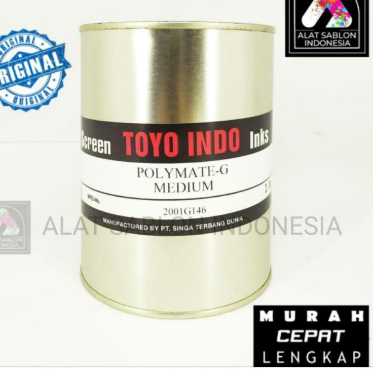 Jual Aman TINTA TOYO POLYMATE G MEDIUM TINTA SABLON PLASTIK 1KG Harga ...