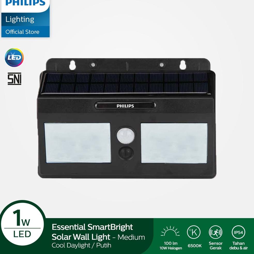Jual [VIRAL !] Philips Essential SmartBright Solar Wall Light Medium ...