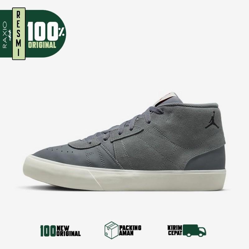 Jual Sepatu Sneakers Air Jordan Series Mid Cool Grey Smoke White ...