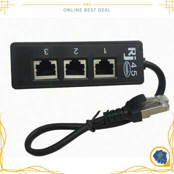 Jual OBD Splitter RJ45 LAN Ethernet Network Connector Hub 3 Port ...