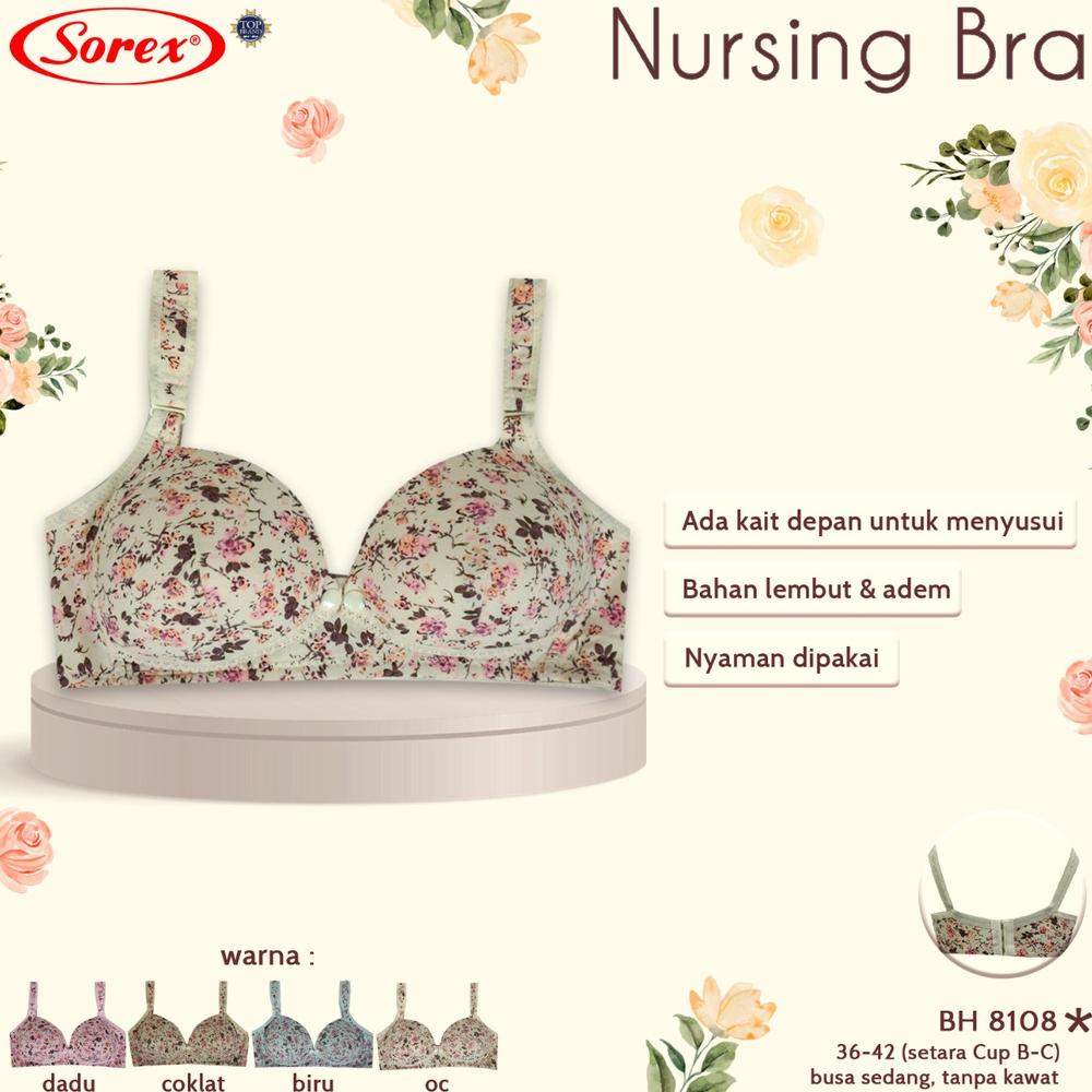 Jual SOREX BH Menyusui / Nursing Maternity BRA 8108 Tanpa Kawat + Busa ...