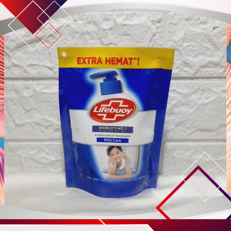 Jual Lifebuoy Refill Antibacterial Handwash Mild Care 180ml | Shopee ...