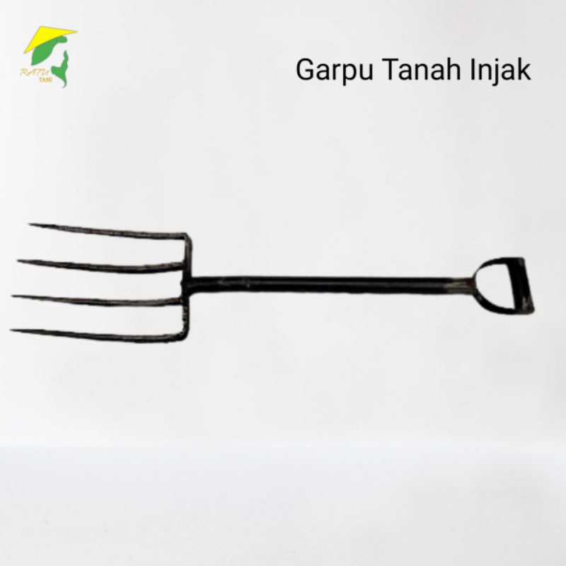 Jual Garpu Tanah Injak / Garpu Ijak / Garbu Baja Empat Mata | Shopee ...