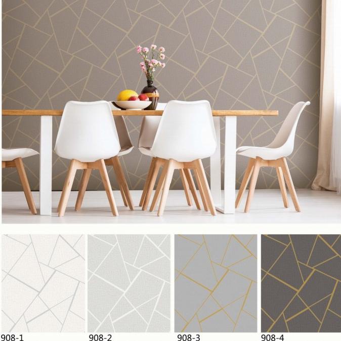 Jual Wallpaper Dinding Motif Geometris Modern Minimalis | Shopee Indonesia