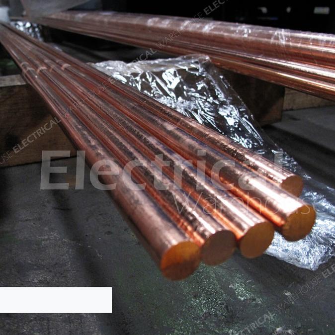 Jual Copper Rod Tembaga 1/2 Inch 4 Meter (Ground Grounding 1/2" " Mtr ...