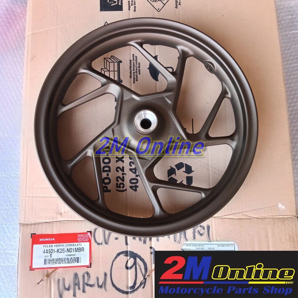 Jual Velg CW Vario 160 Depan Brown Ori AHM 44601-K2S-N01MBR | Shopee ...