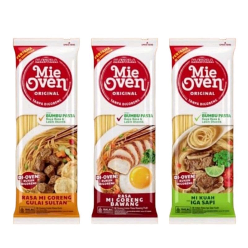 Jual MI OVEN MAYORA 78gr MIE KUAH IGA SAPI GORENG BAWANG GULAI SULTAN ...