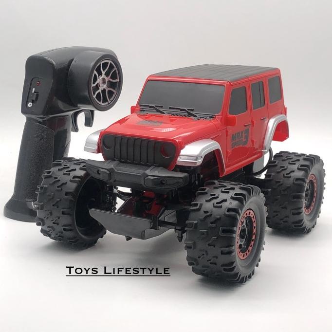 Jual Mainan Mobil Remote Control RC Rock Crawler Jeep Rubicon 1:16 ...