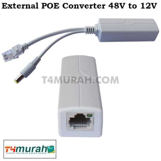 Jual #@#@#@#@] External POE Converter 48V to 12V kabel poe spliter poe extender | Shopee Indonesia