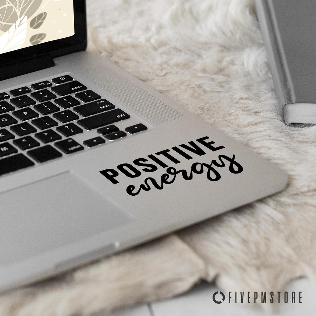Jual Sticker Quote Positive Energy - stiker Quote Positive Energy untuk ...