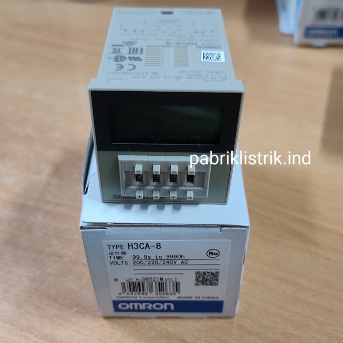 Jual Timer H3CA 8 H3CA8 220V AC Omron original semi digital | Shopee Indonesia