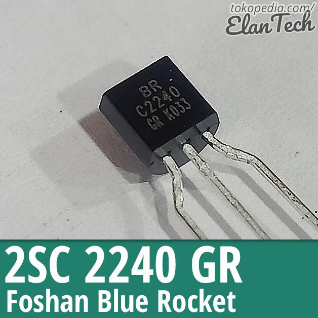 Jual Transistor 2SC2240 Original Blue Rocket C2240 2SC2240GR NPN ...