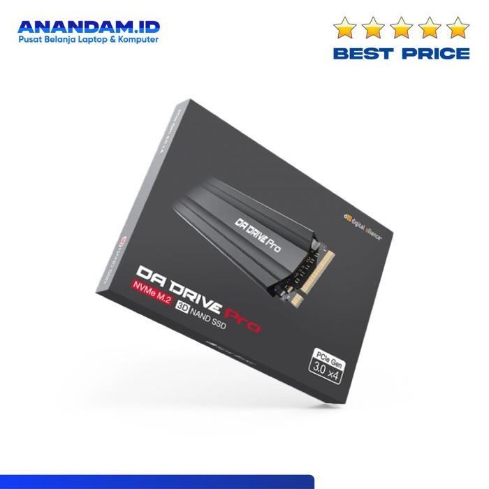 Jual SSD Digital Alliance DA Drive Pro 256GB M.2 2280 NVMe with ...