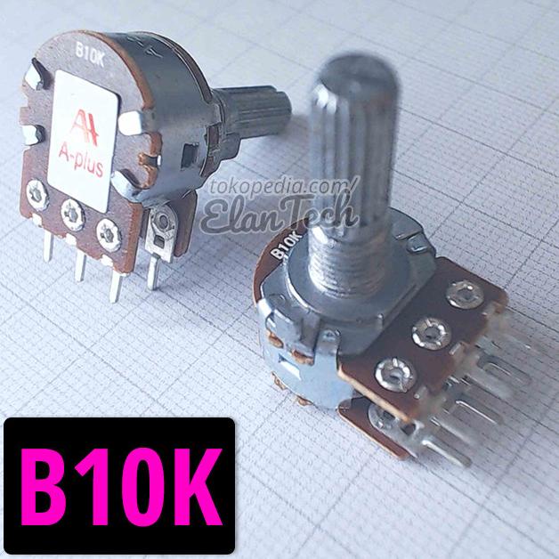 Jual B10k Potensio A-Plus Aplus Stereo Potensiometer B-10k B 10k ...