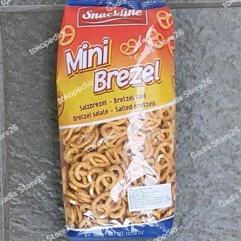 Jual SNACKLINE MINI BREZEL 300 GR SNACK LINE PRETZEL BRETZEL PRETZELS ...