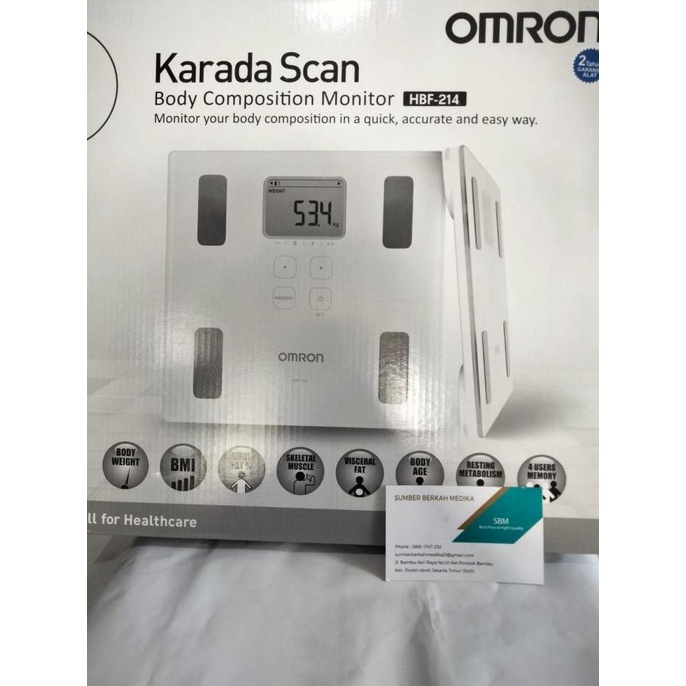 Jual OMRON Karada Scan HBF-214 (timbangan badan) | Shopee Indonesia