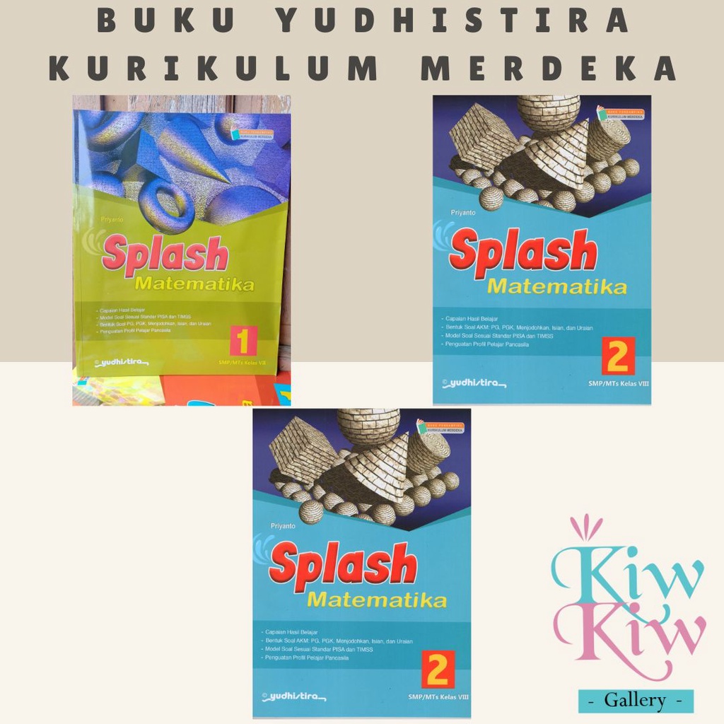 Jual Buku SPLASH Matematika Kelas 7, 8, 9 SMP/MTS Kurikulum Merdeka - Yudhistira | Shopee Indonesia