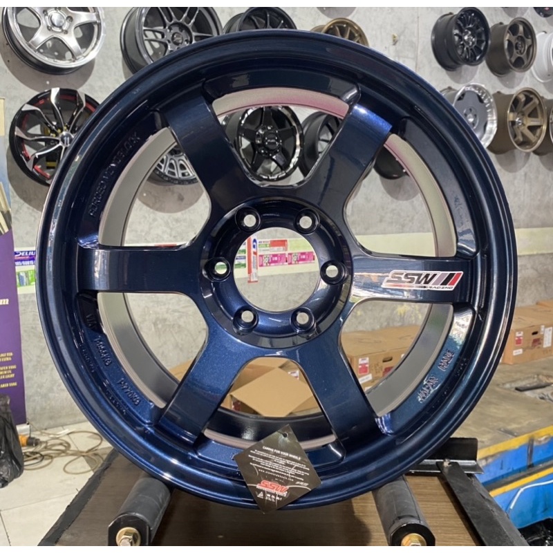 Jual Velg Mobil SSW S202 Te37 Progressive R18 untuk Fortuner Pajerosport Hilux Triton | Shopee ...