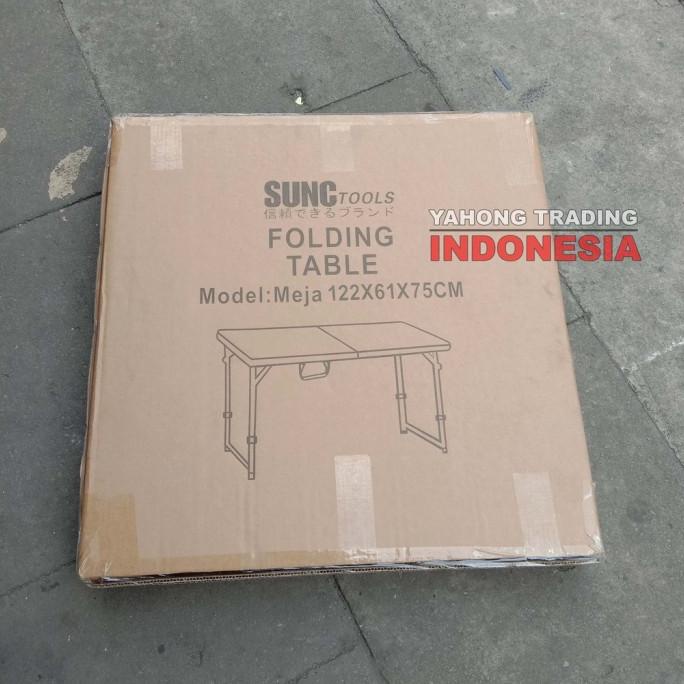 Jual Meja Lipat Panjang 122Cm Meja Portable Meja Makan Meja Belajar ...