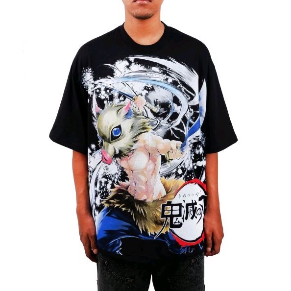 Jual INOSUKE HASHIBIRA DEMON SLAYER KIMETSU NO YAIBA OVERSIZE T-SHIRT VONSEEY | Shopee Indonesia