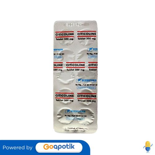 Jual CITICOLINE BERNOFARM 500 MG STRIP 10 TABLET | Shopee Indonesia