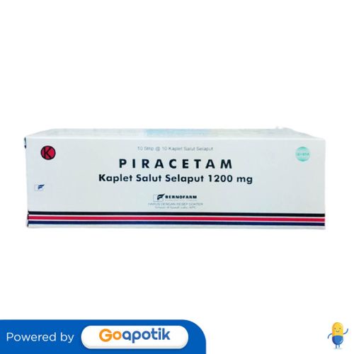 Jual PIRACETAM BERNO 1200 MG BOX 100 KAPLET | Shopee Indonesia