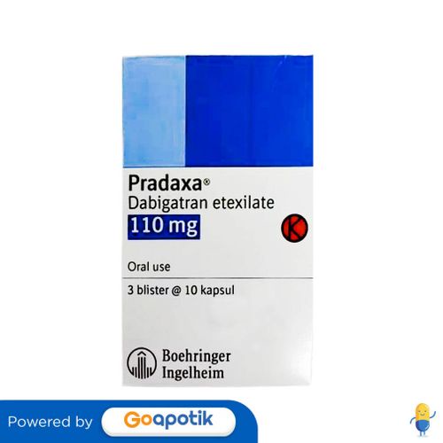 Jual PRADAXA 110 MG BOX 30 KAPSUL | Shopee Indonesia