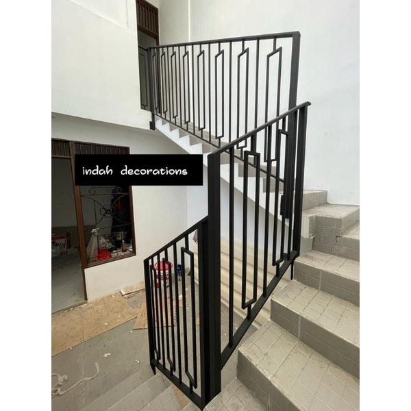 Jual railing tangga pagar tangga besi | Shopee Indonesia