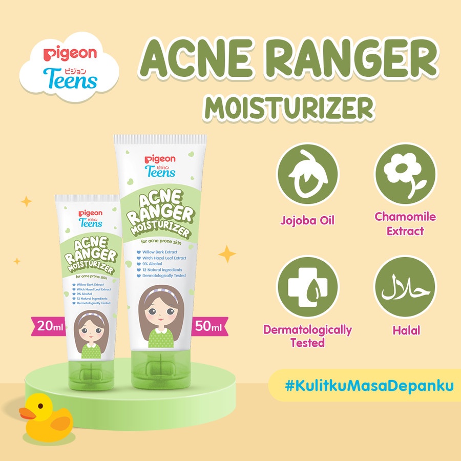 Jual PIGEON TEENS ACNE RANGER MOISTURIZER 20G & 50G | Shopee Indonesia
