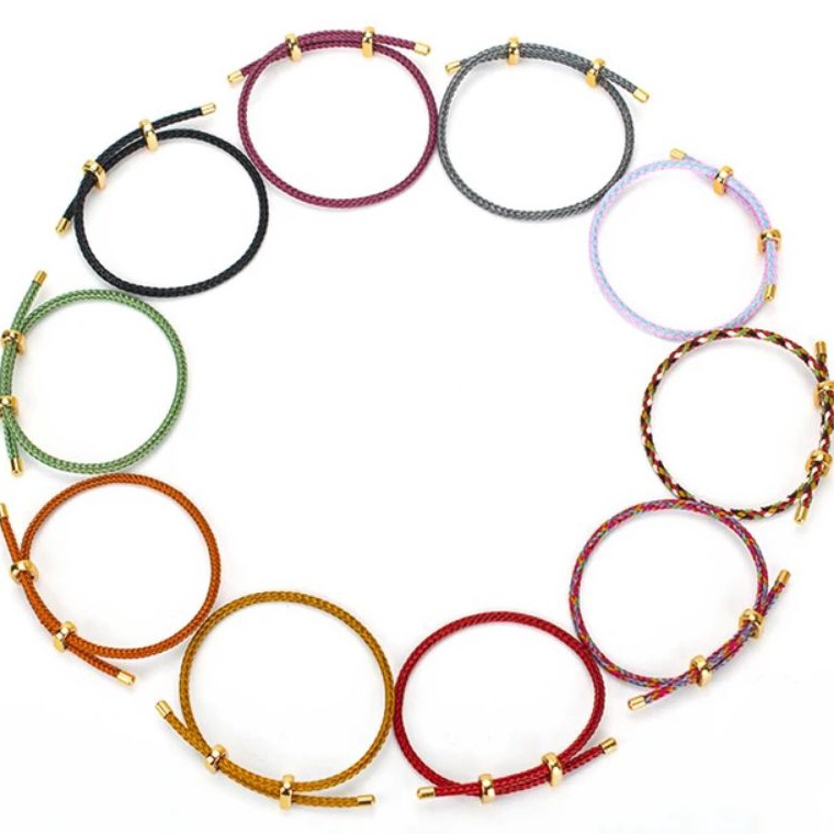 Jual CBI.26Jn23o • Gelang Tangan Wanita Tali Serut Kawat Anti Air Model ...