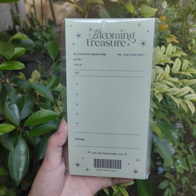 Jual Official merch blooming treasure note id card junghwan | Shopee ...