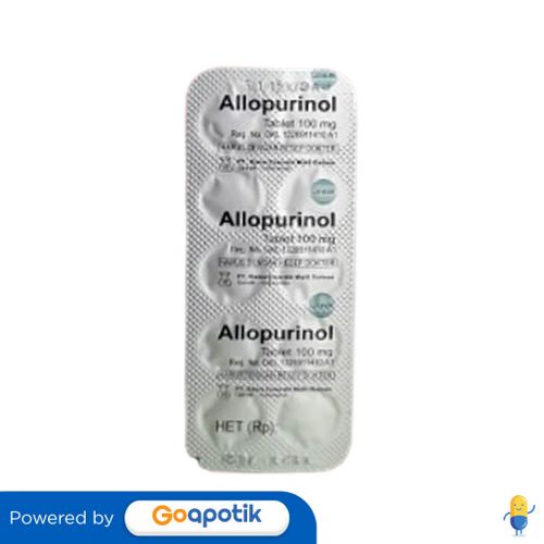 Jual ALLOPURINOL RAMA 100 MG STRIP 10 TABLET | Shopee Indonesia