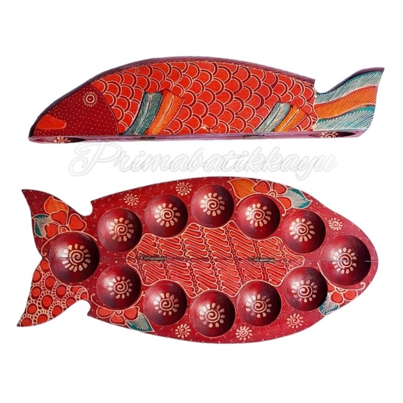 Jual Dakon Batik Kayu | Congklak Batik Kayu | Dakon Lipat | Permainan ...