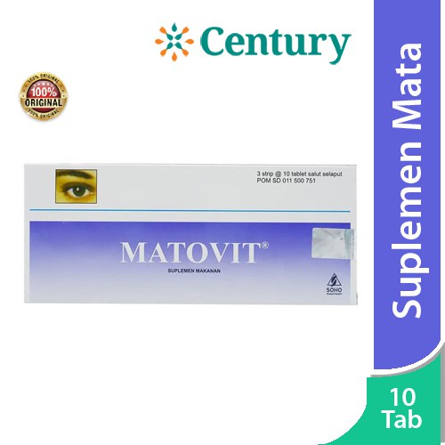 Jual Matovit 10 Tablet/Suplemen Kesehatan mata | Shopee Indonesia