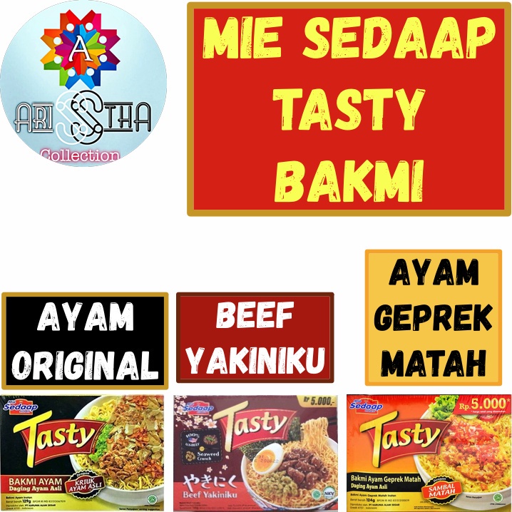 Jual Mie Sedaap Tasty Bakmi Ayam Sedap instan | Shopee Indonesia