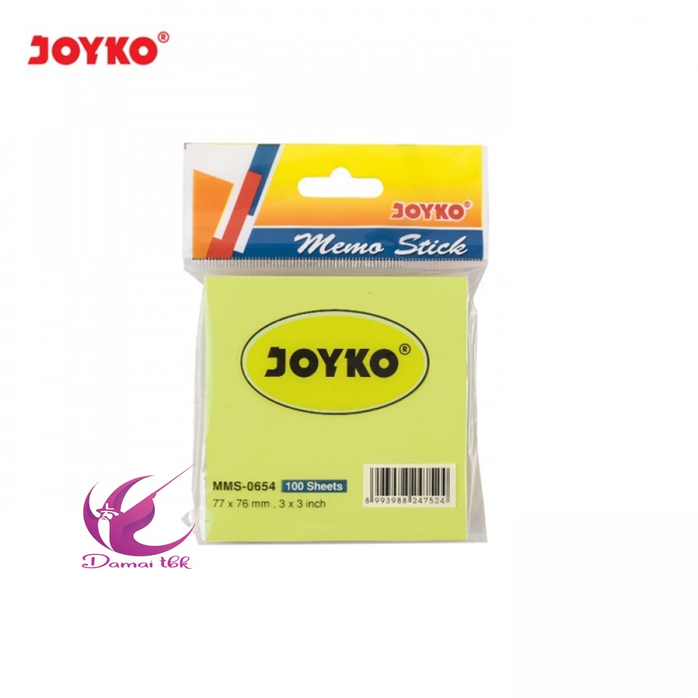 Jual Sticky Notes / Memo Stick Joyko MMS-0654 Warna Tranlucent | Shopee ...