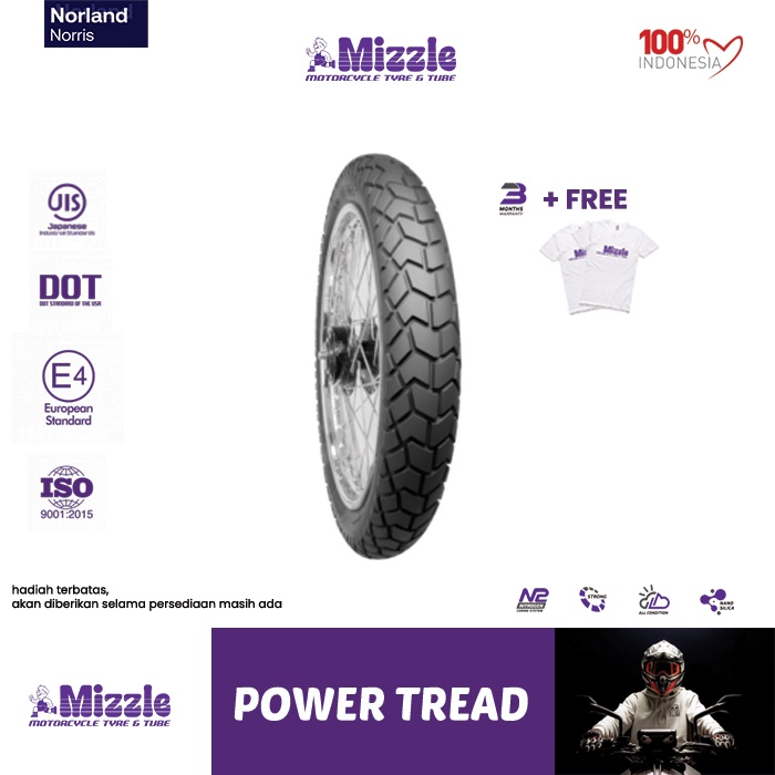Jual Ban Motor Mizzle POWER TREAD 225-17 TubeType | Shopee Indonesia