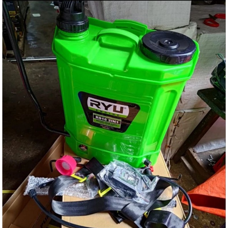 Jual SPRAYER SEMPROTAN HAMA ELEKTRIK 16 LITER RYU | Shopee Indonesia
