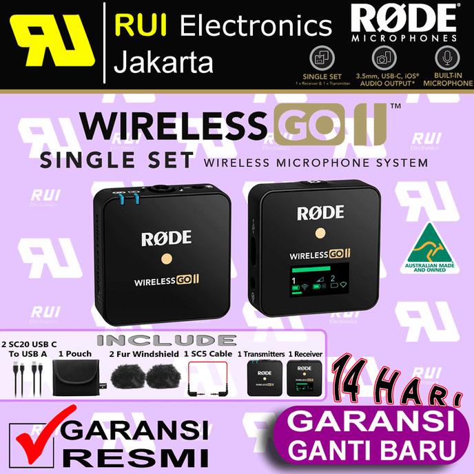 Jual RODE Wireless GO - The world's Smallest Microphone System Video ...