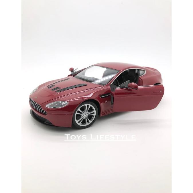 Jual Welly Diecast - Aston Martin V12 Vantage (Merah) | Shopee Indonesia