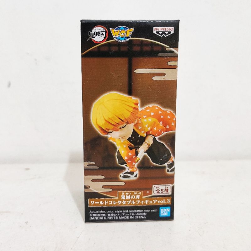 Jual Wcf One Piece Demon Slayer Vol 3 Zenitsu Agatsuma - Action Figure ...