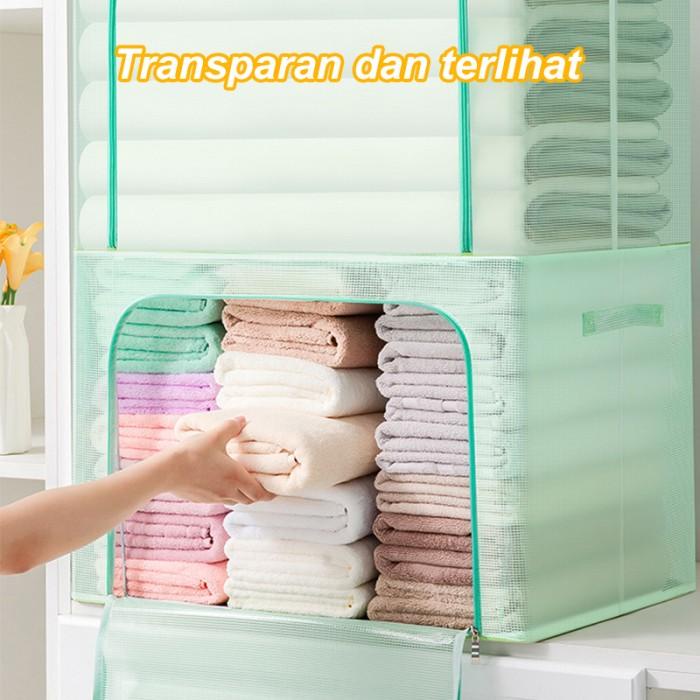 Jual Storage Box Multifungsi Frame Baja Baju Penyimpanan Tahan Air 24L ...